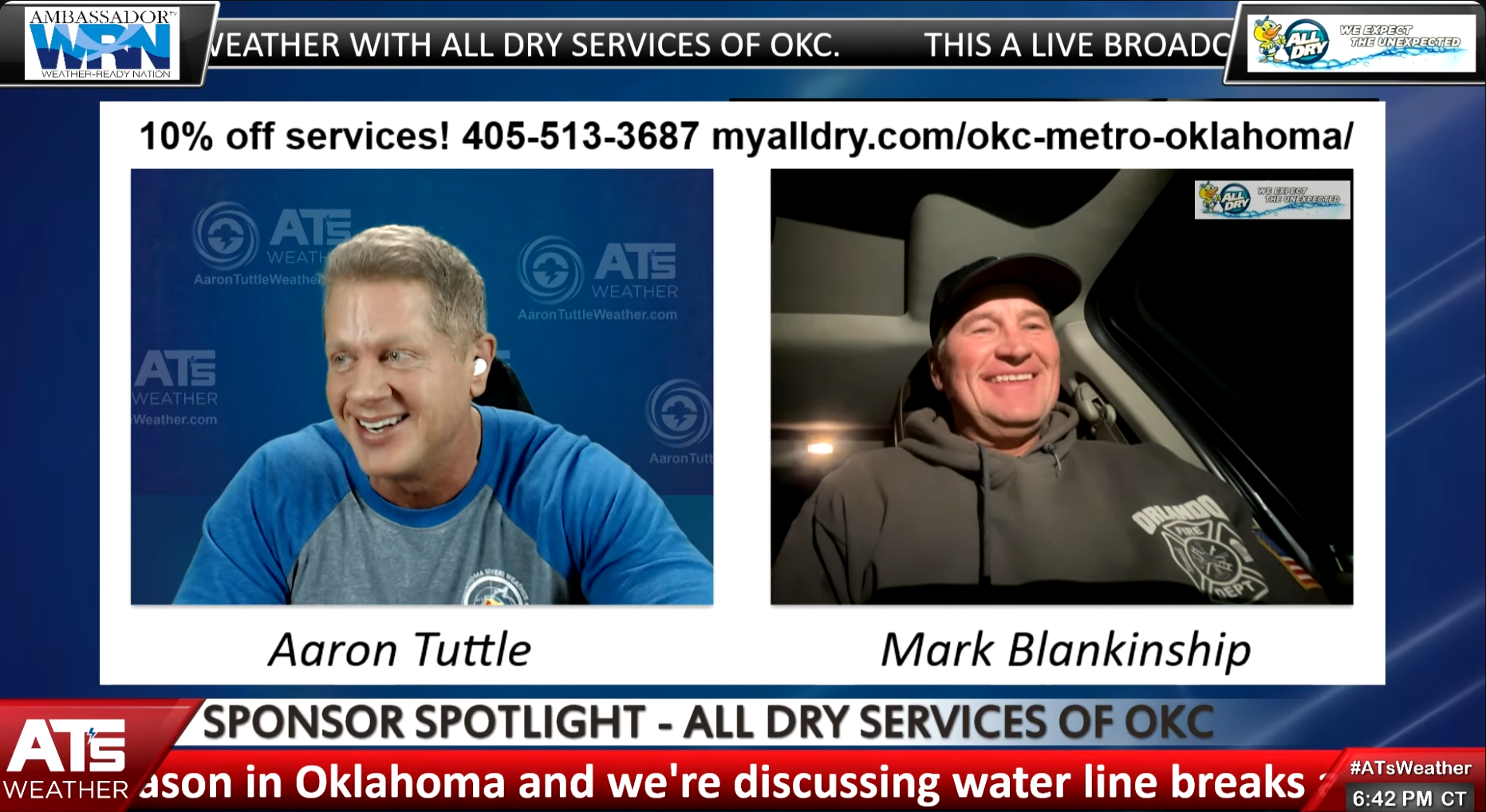'Home Restoration' Interview with All Dry Services of OKC - ATs Weather